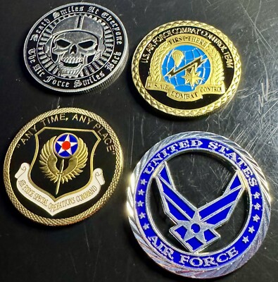 United States Air Force Challenge Coin Set USAF USAFSOC PARARESCUE CCT ...