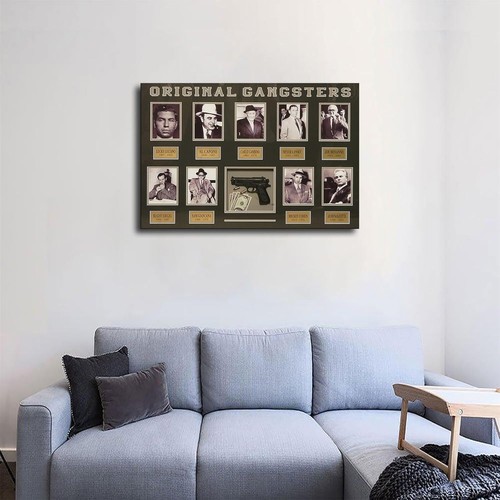 Gangster Al Capone Mafia Poster Print Modern Canvas Painting Wall Art ...