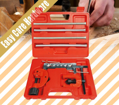 7 pc pcs Imperial Flaring Tool Kit Pipe Cutter 1/2" to 5/8" Spring Tube ...