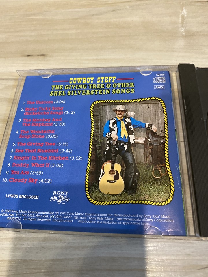 Cowboy Steff “The Giving Tree & Other Shel Silverstein Songs” CD Sony ...