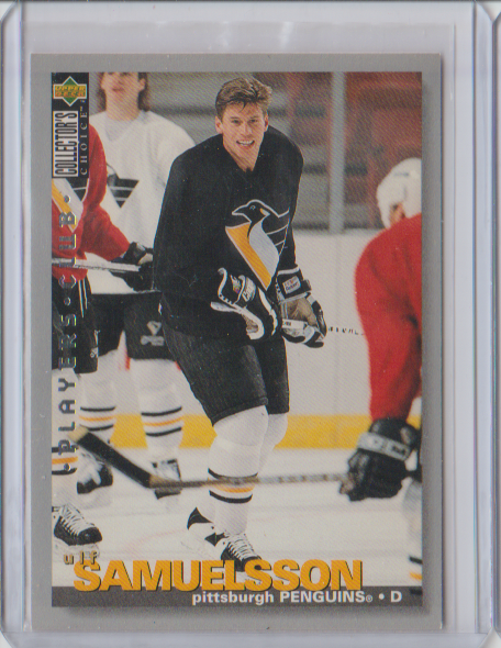 1995-96 Collector's Choice Player's Club Parallel #79 Ulf Samuelsson ...