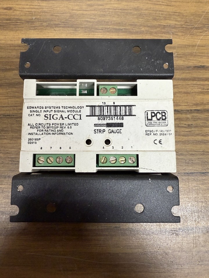 (1) Edwards EST SIGA-CC1 Addressable Single Input Signal Module With ...