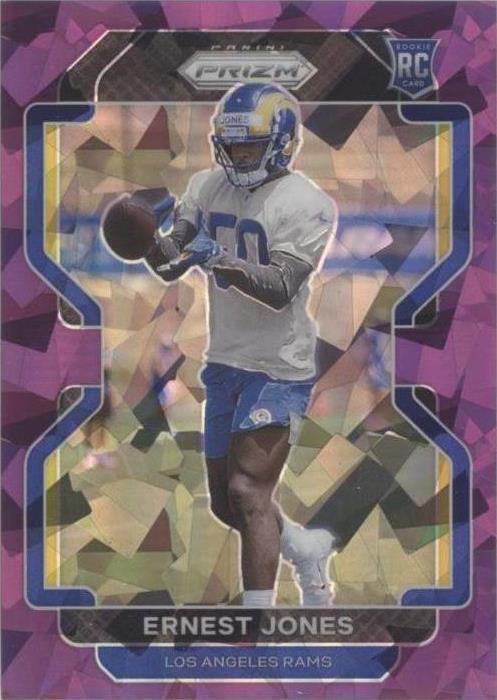 2021 Panini Prizm - Rookie Ernest Jones #421 Purple Ice Prizm /225 (RC ...