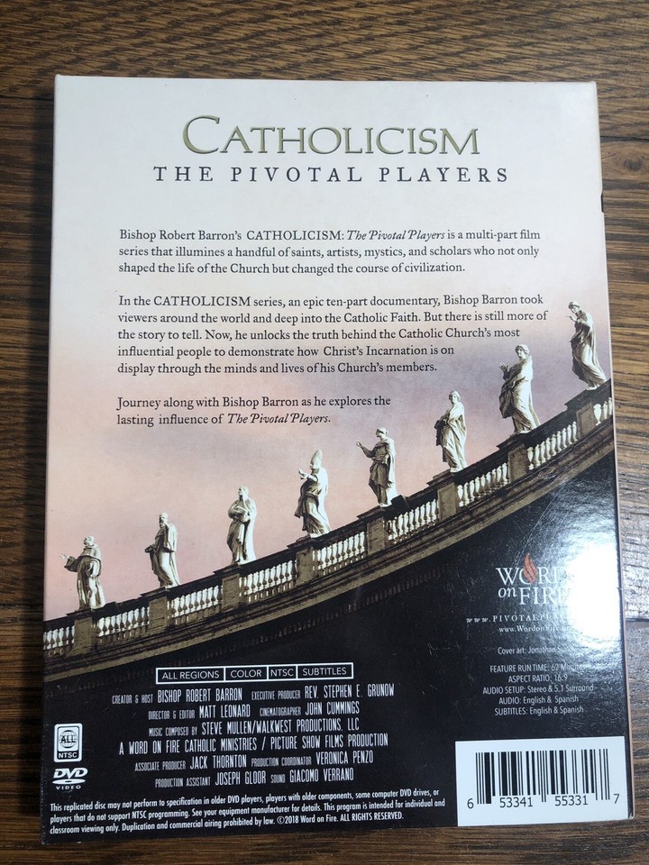 CATHOLICISM: The Pivotal Players DVD ST. BENEDICT of NURSIA Bishop ...