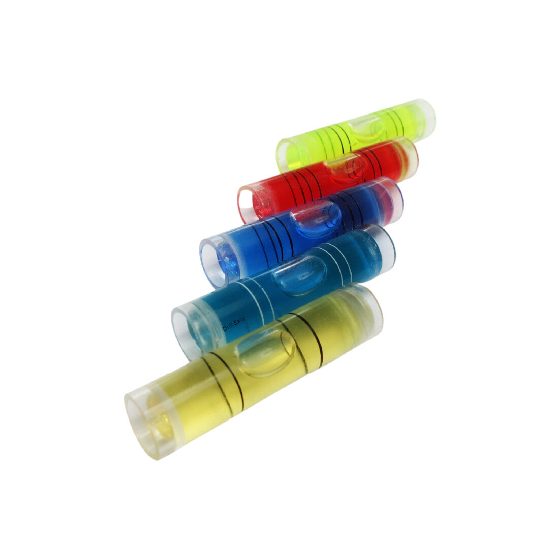 Spirit Level 40mm x 9.5mm Bubble Blue Angle Clear Mini Round Leveller ...