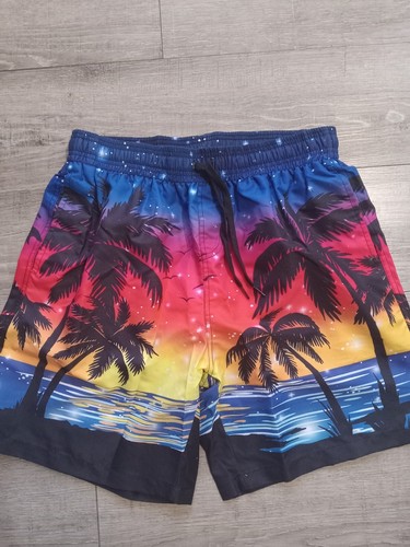 Mens Tropical Print Swim Trunks Size Large New Without Tags | eBay