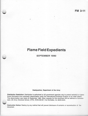 Historical book Flame Field Expedients | eBay