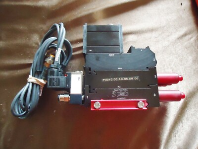 PIAB P3010.00.AC.05.AB.00 VACUUM PUMP SOLENOID VALVE W/PIAB DS23-2425-S ...