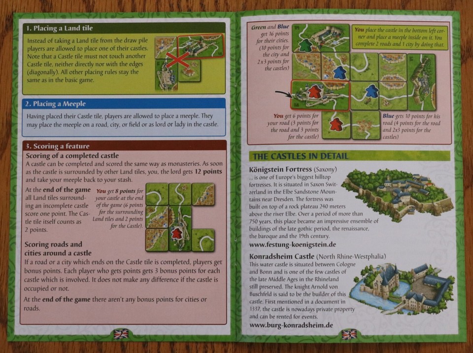 Carcassonne Promo Board Game New Art Edition Mini Expansions Upgrades ...