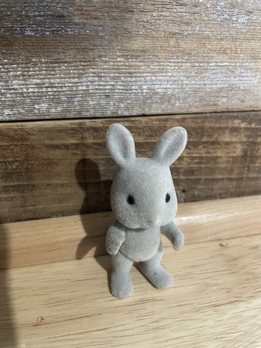 Sylvanian Families Babblebrook Grey Rabbit Child Figure Calico Critters ...