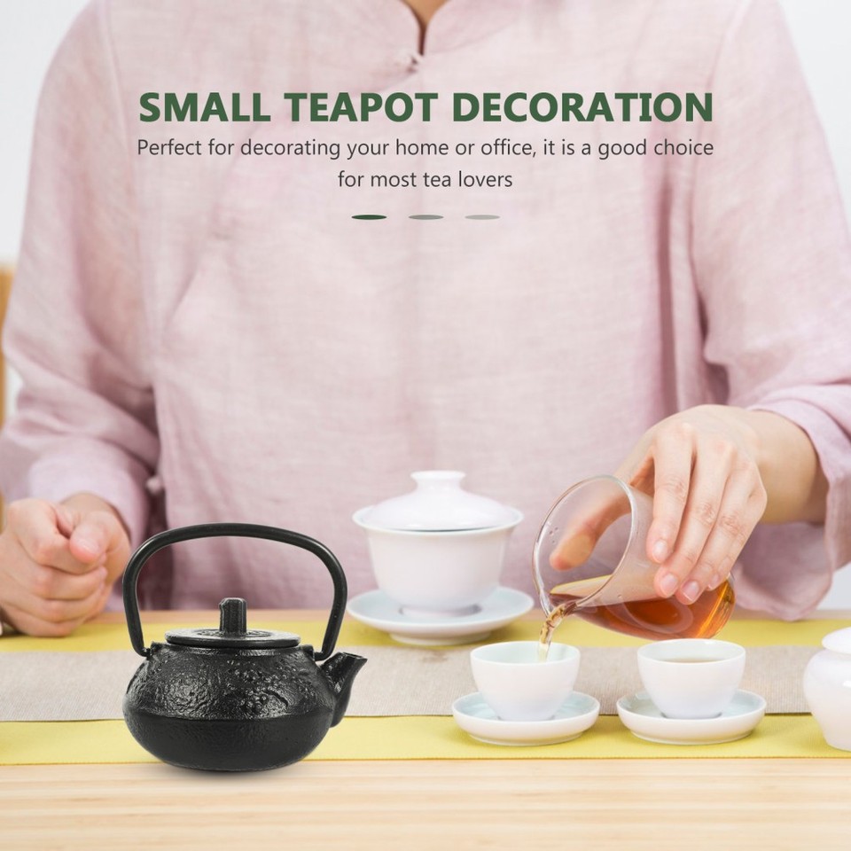 Small Cast Iron Japanese Tea Kettle Decorative Mini Teapot Chinese ...
