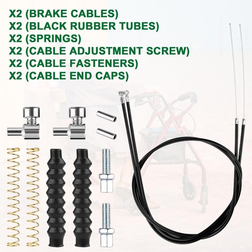 14pcs Rollator Brake Cable Replacement Parts, Walker Parts Brake... | eBay