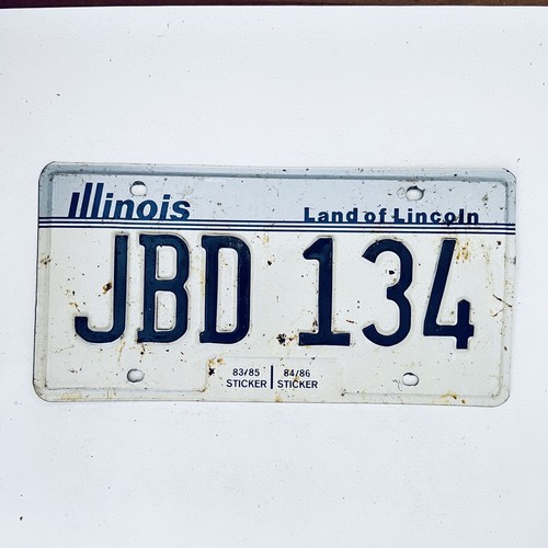 United States Illinois Land of Lincoln Passenger License Plate JBD 134 ...
