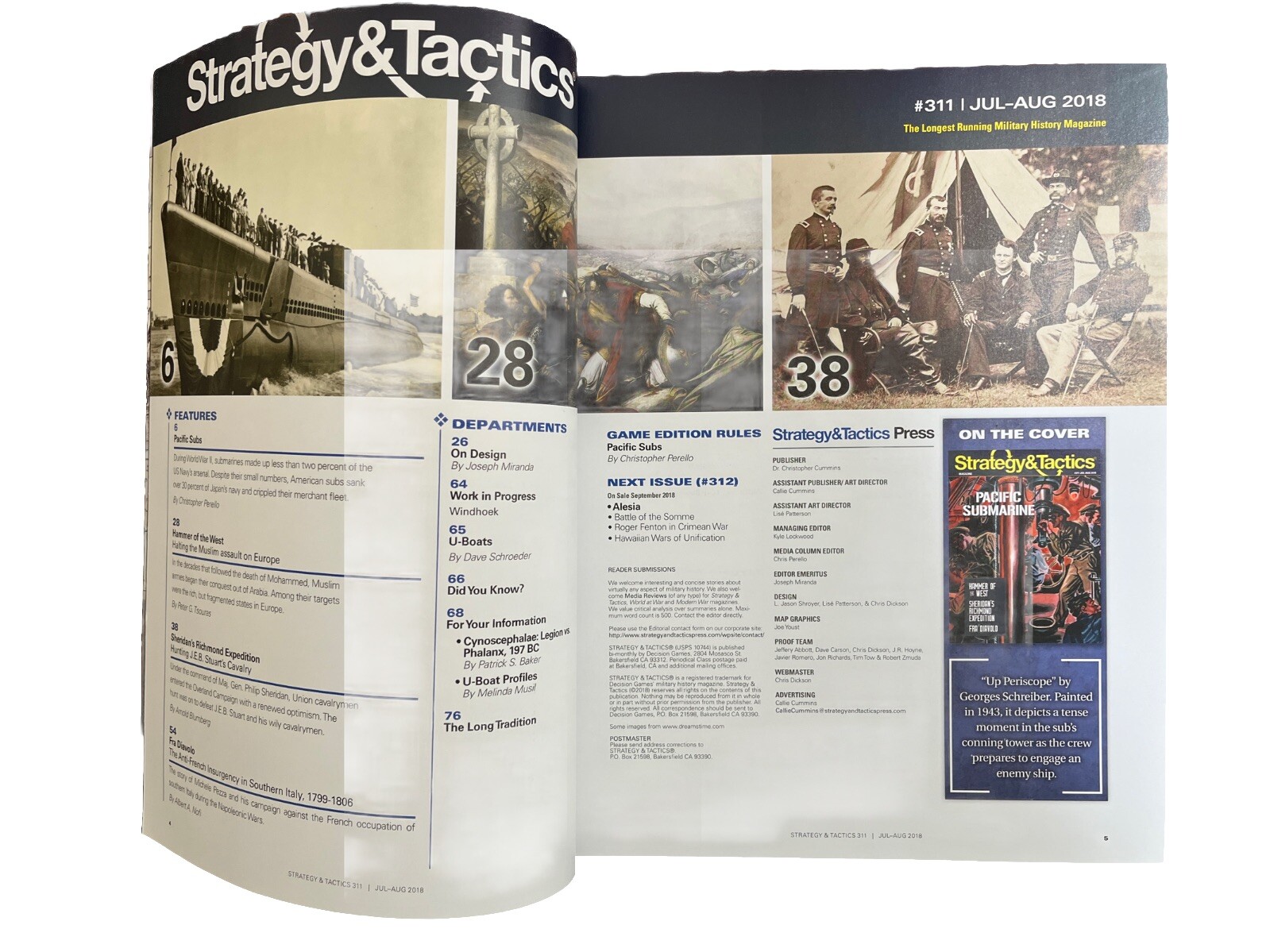 Strategy & Tactics Board Game Magazine #311 Jul-Aug 2018 - Pacific ...
