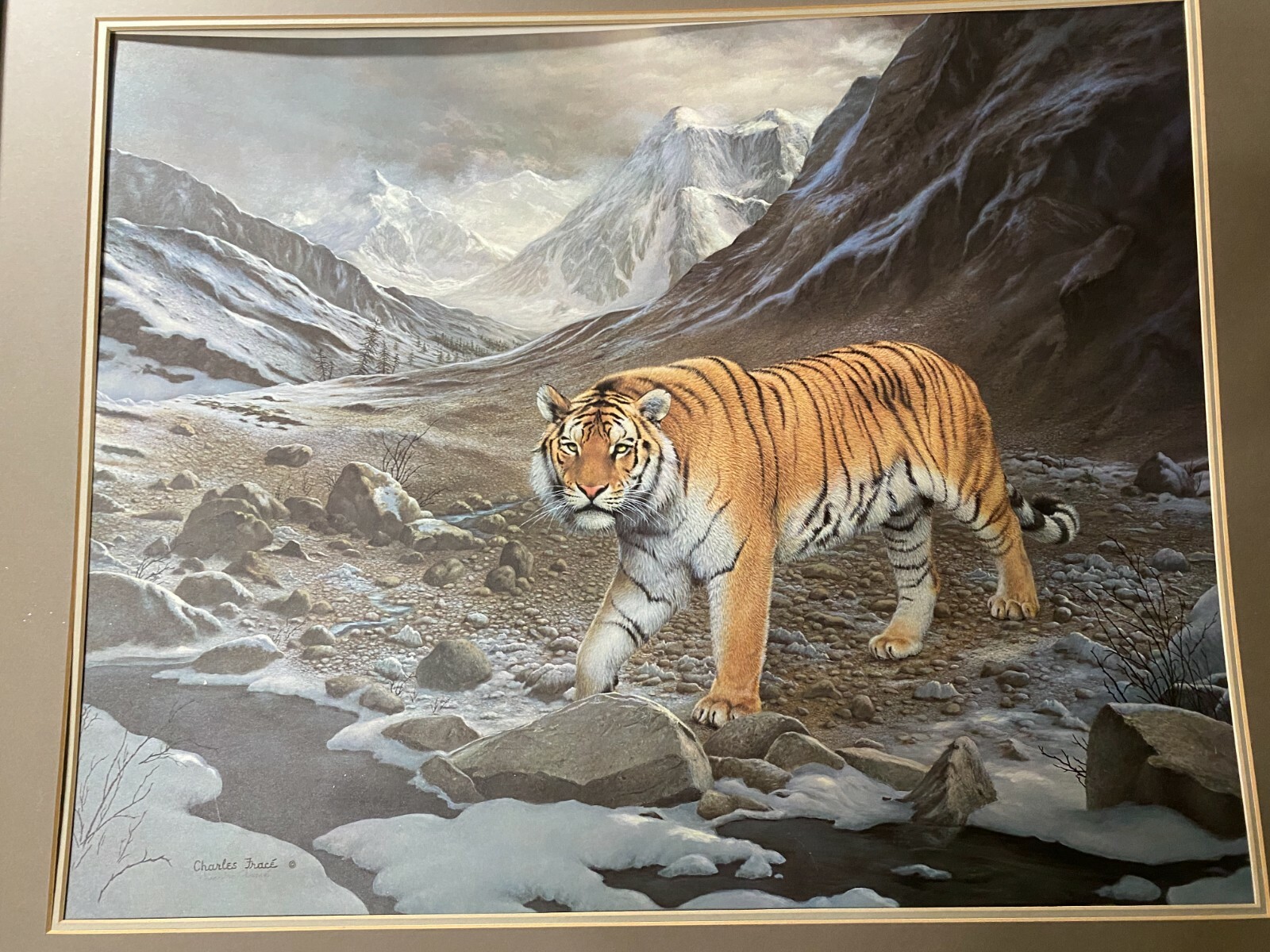 Charles Frace (1926 - 2005) "Siberian Tiger" Print - Hand Signed - COA ...