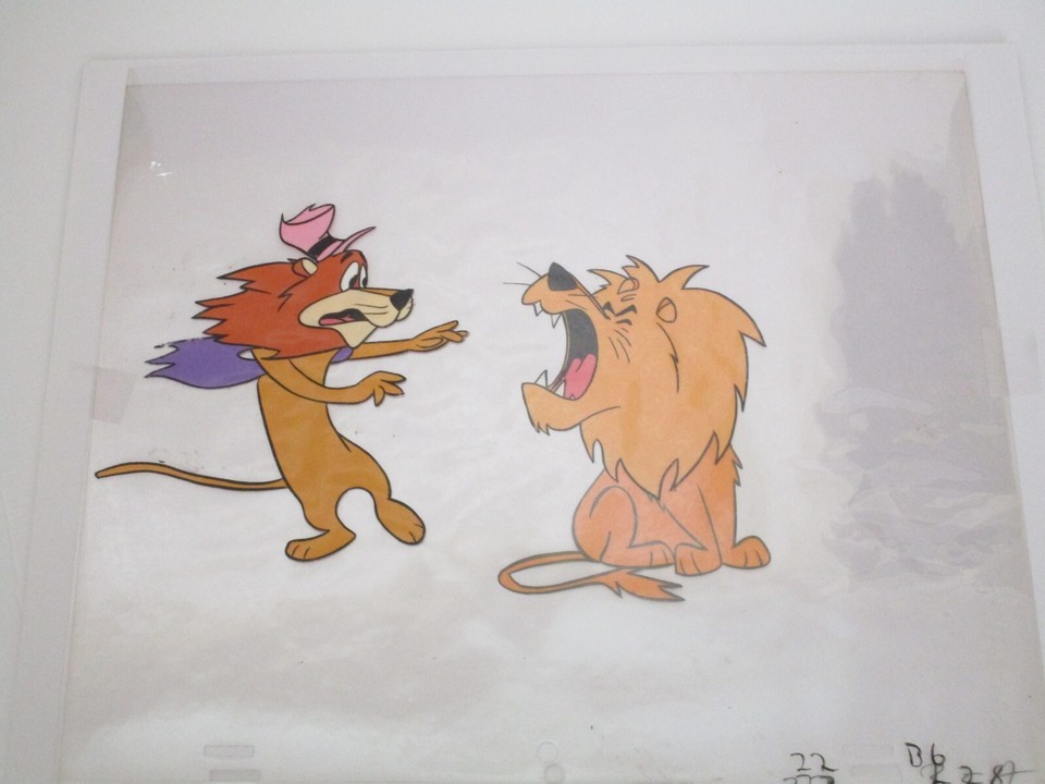 1962 LIPPY LION HANNA-BARBERA ORIGINAL ANIMATION PRODUCTION CEL | eBay