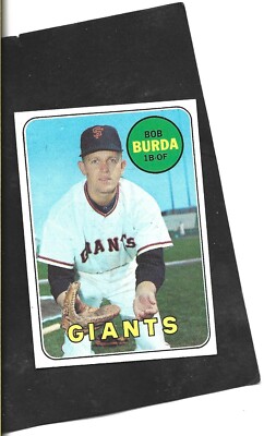 1969 Topps MLB # 392 Bob Burda | eBay