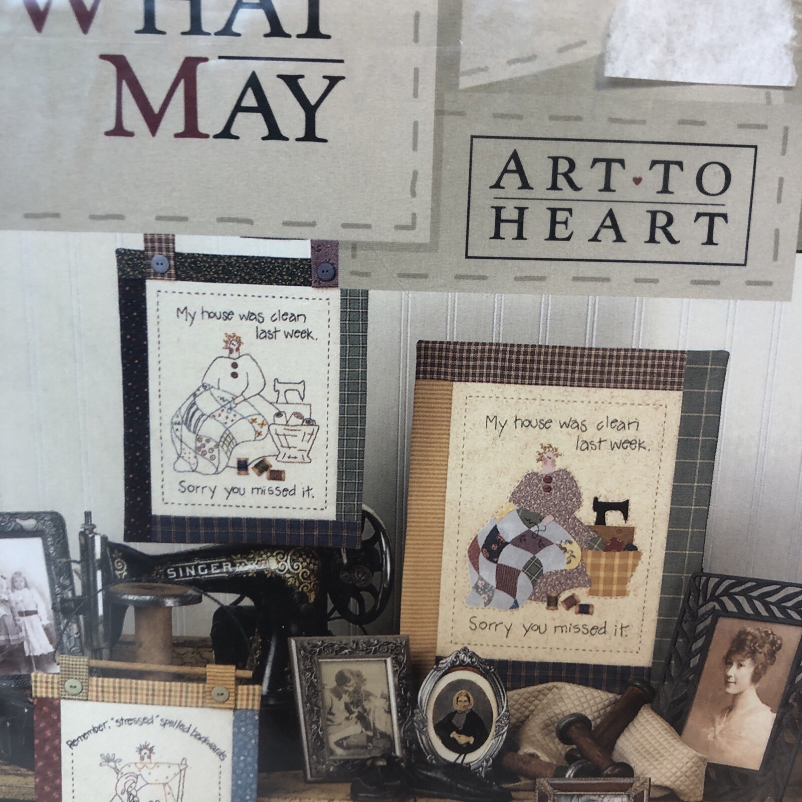 Come What May Applique Embroidery Quilt Pattern Art to Heart Nancy ...