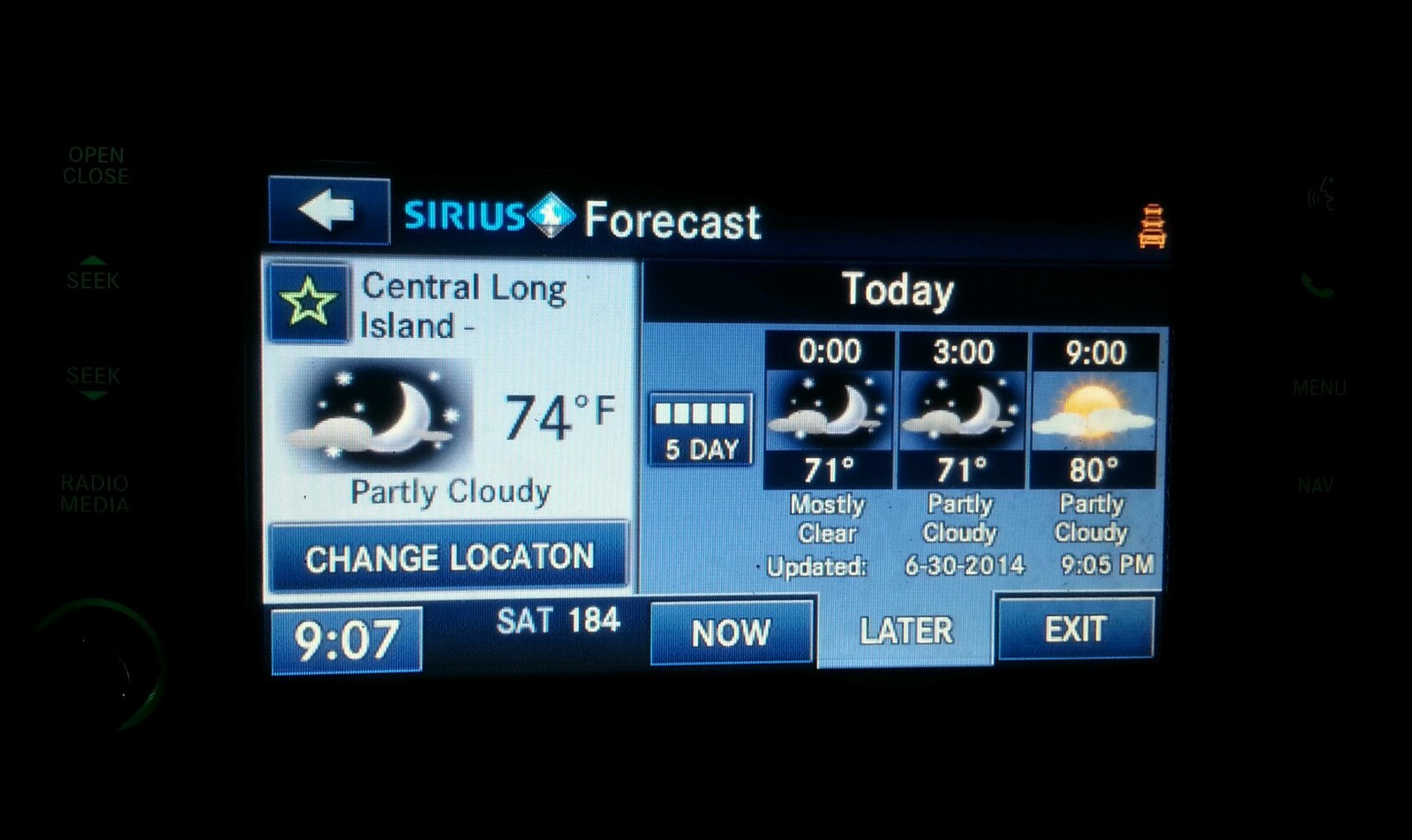 11 - 16 CHRYSLER TOWN COUNTRY MyGig RHR 730N NAVIGATION Radio DVD GPS ...