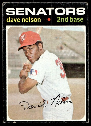 Dave Nelson 1971 Topps 241 Washington Senators Baseball Card | eBay