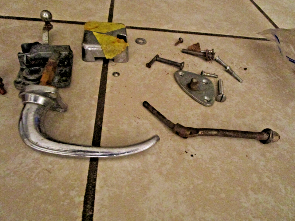 MG TD Pssenger Door Hinges Locks Handle Hardware Lot 1949-1953 | eBay