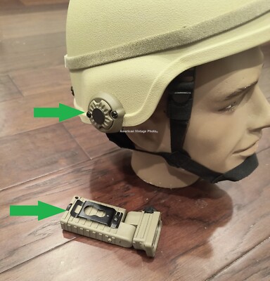 Flashlight Military Streamlight 14032 Sidewinder + Helmet Mount 14055 ...
