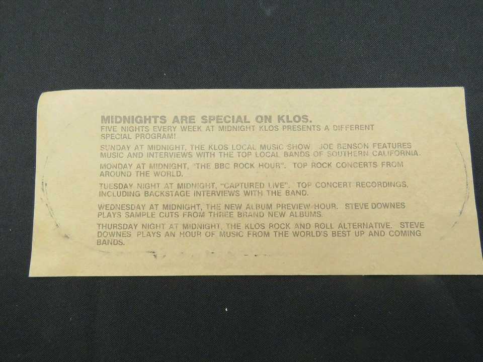 Vintage Beatles KLOS Rainbow Bumper Sticker NM Never Peeled | eBay