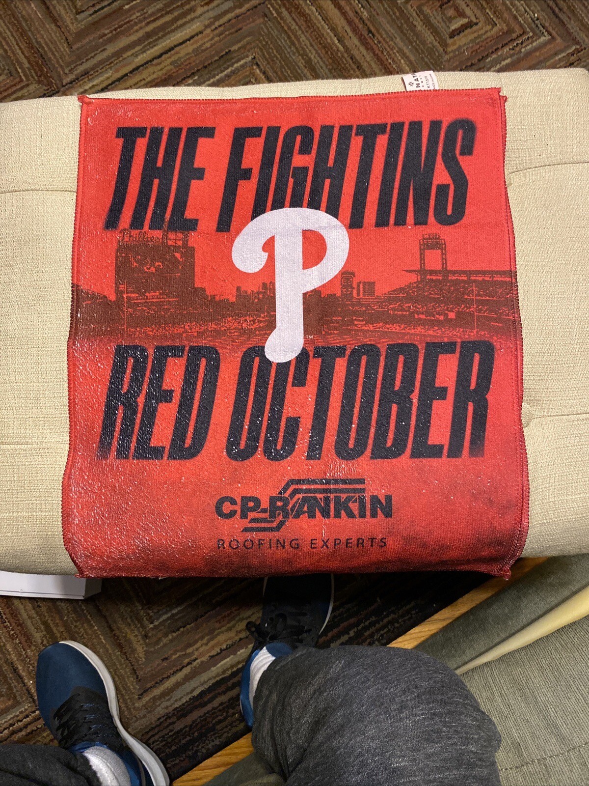 Philadelphia Phillies MLB Rally Towel Red October Fightin Phils 2023 ...