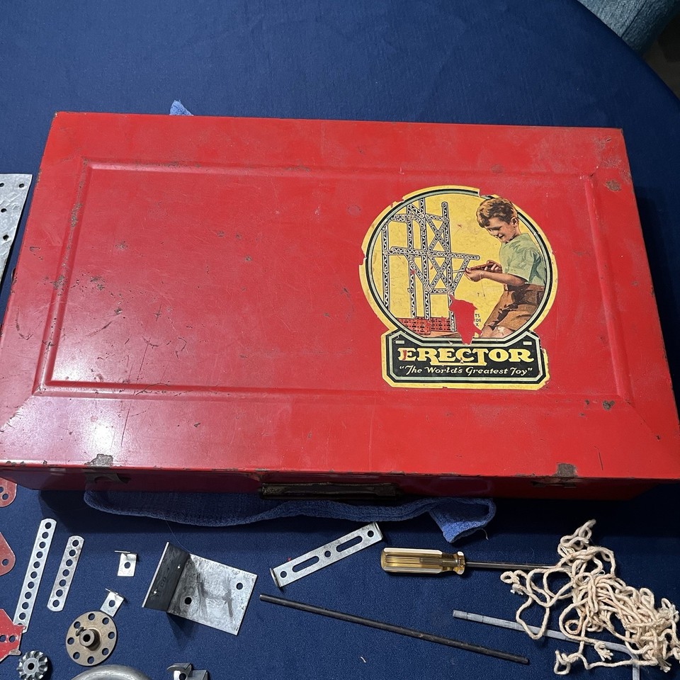 VTG 1948 ERECTOR SET No. 6 1 /2 All Electric by A.C. Gilbert Motor ...