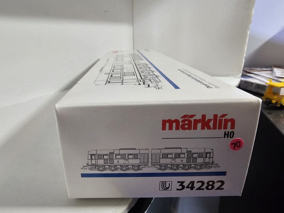 Marklin DB V188 Double Diesel Locomotive 34282 HO SCALE AC DIGITAL ...