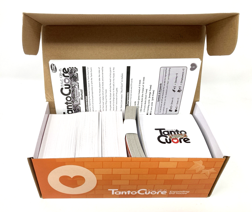 Tanto Cuore Card Game Expanding the House Expansion Arclight Games ...