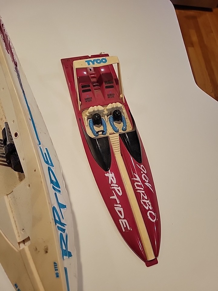 Vintage TYCO Rip Tide R/C Boat AS-IS For Parts Or Repair RIPTIDE 90s | eBay