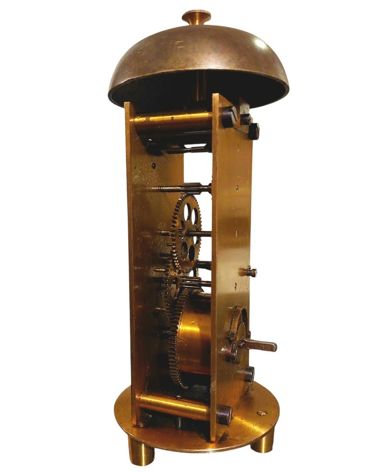ANTIQUE 1860 ULTRA RARE CLOCK BELL SKELETON DEMO MODEL HOROLOGICAL ...