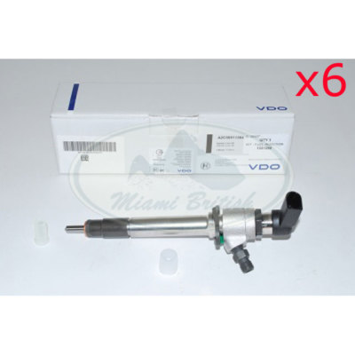 LAND ROVER FUEL INJECTORS KIT x6 LION DIESEL 2.7L V6 RANGE SPORT LR3 ...