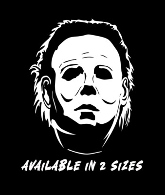 Michael Myers Decal Sticker Window Truck Car Halloween Vinyl | White ...