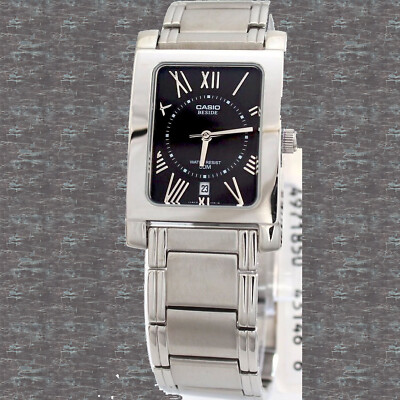 Casio BEL-100D-1A2V Genuine Beside Ladies Watch Stainless Steel Dress ...