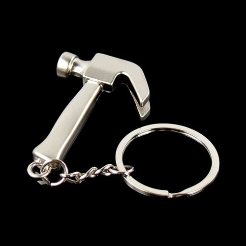 Portable Pocket Hammer Pendant Metal Key Chain Ring Keyring Keychain ...