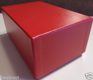 Dealer's "Form 102" Half-Size Red Storage Box (holds Form 102 Cards) | eBay