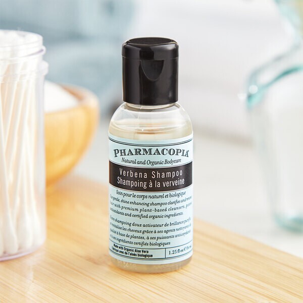 (25-BOTTLES) 1.25 oz HAIR SHAMPOO NATURAL ORGANIC PHARMACOPIA VERBENA ...