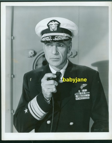 GARY COOPER VINTAGE 8X10 PHOTO IN NAVAL UNIFORM 1949 TASK FORCE | eBay