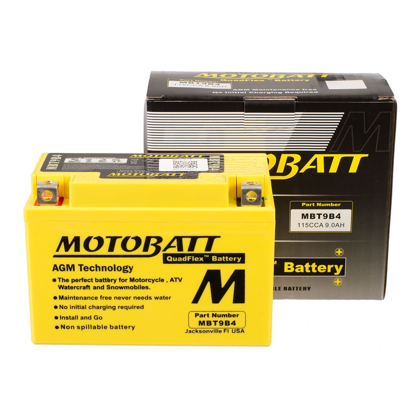 Yamaha YZF750R7 Owo2 2000 Motobatt Quadflex 12V Battery | eBay