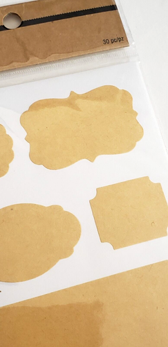 Recollections Craft It Labels Embellishments, 30 pcs - KRAFT | eBay