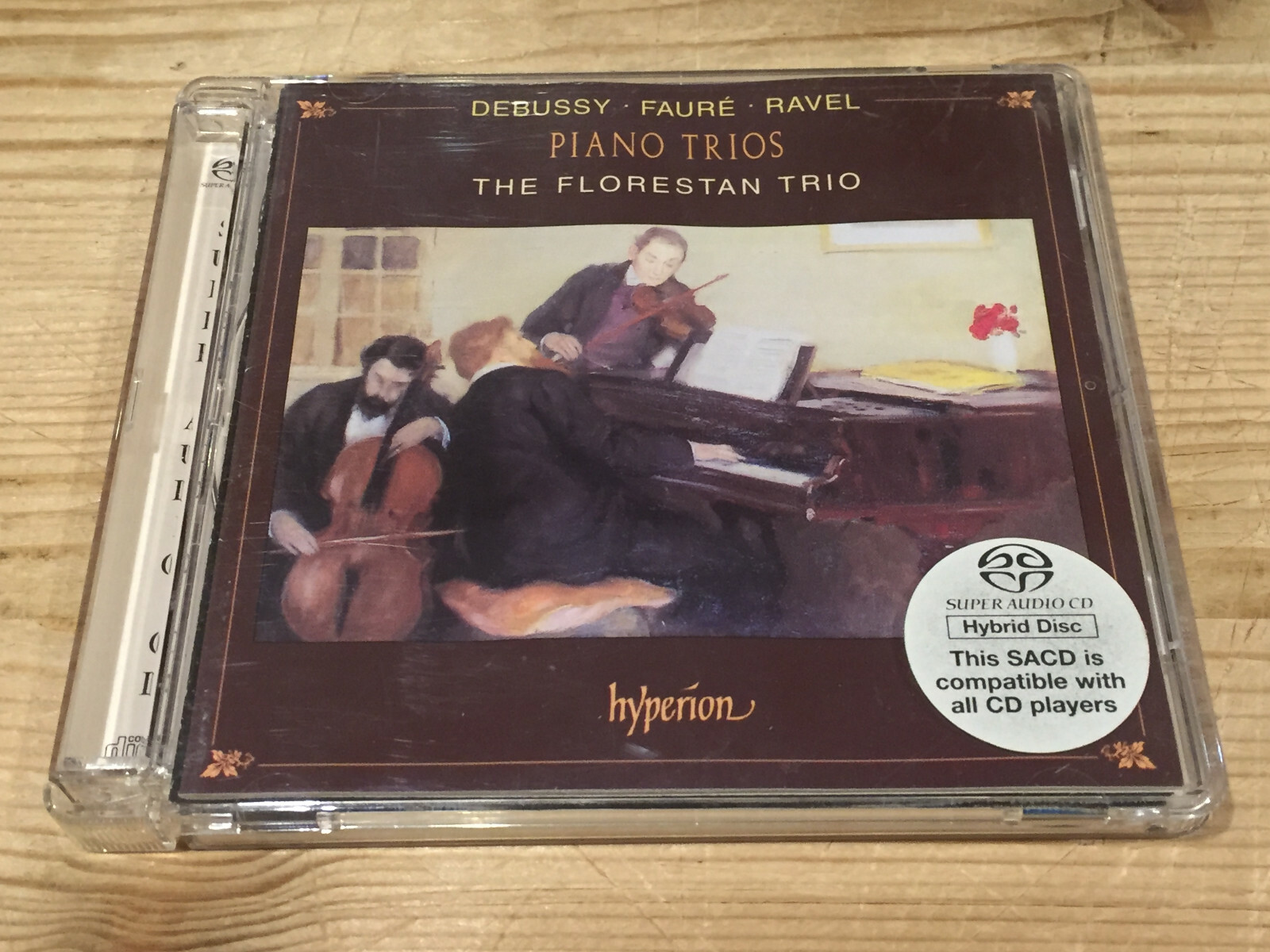 Faure Debussy Ravel Piano Trios THE FLORESTAN TRIO Audiophile HYPERION ...