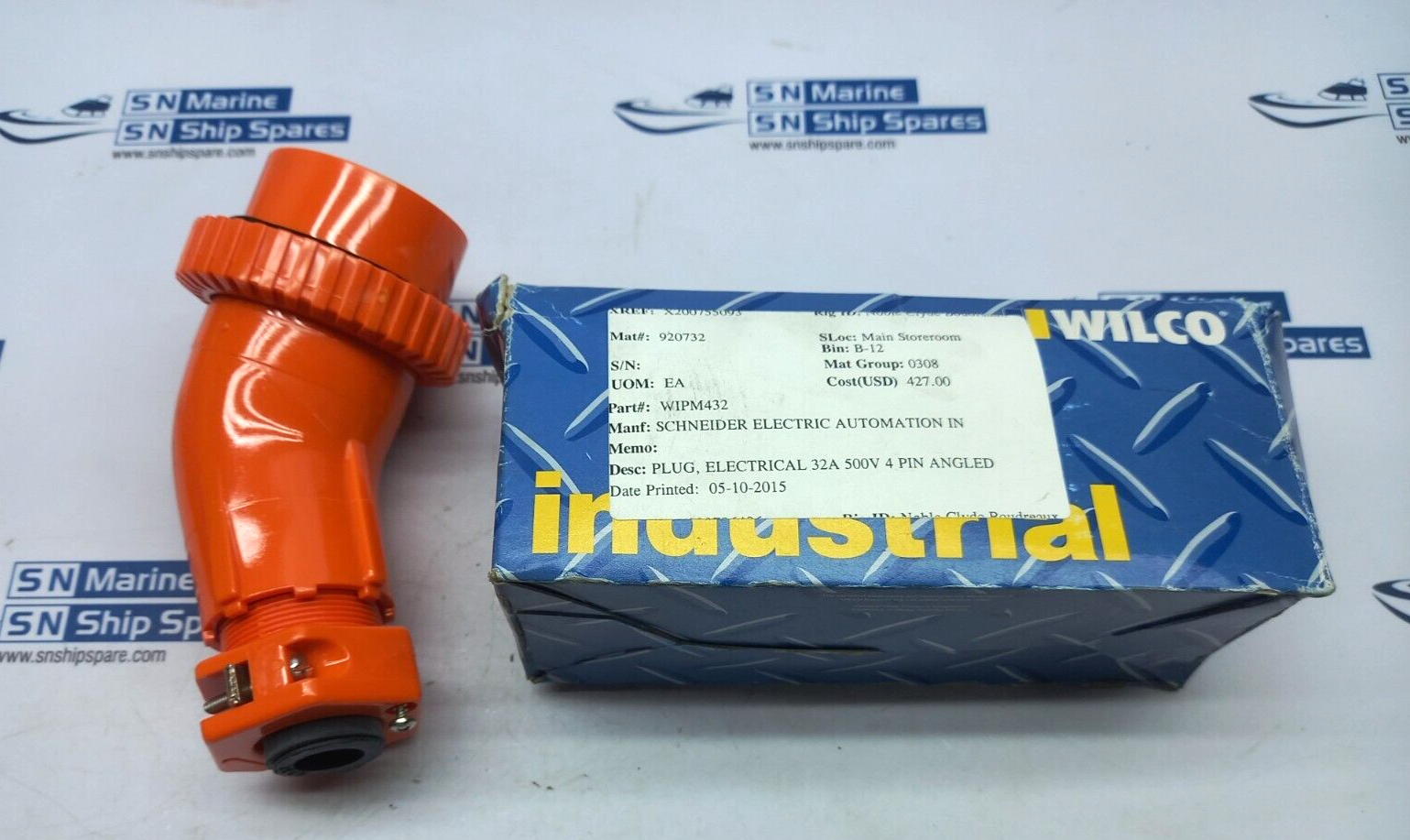 Wilco WIPM432 Electrical Plug 32A 500V 4Pin 50Hz Schneider Electric | eBay