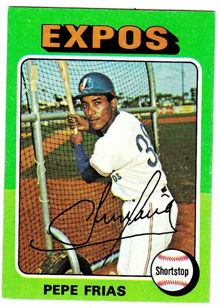 1975 TOPPS MINIS #496 PEPE FRIAS Montreal Expos Baseball Card | eBay