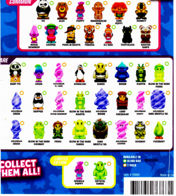 OOSHIES Common , Rare & Limited Edition DreamWorks Series 1 | eBay ...