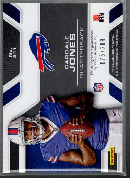 B4429- 2016 Panini Infinity #211 Cardale Jones RC Auto /288 - (ROOKIE ...