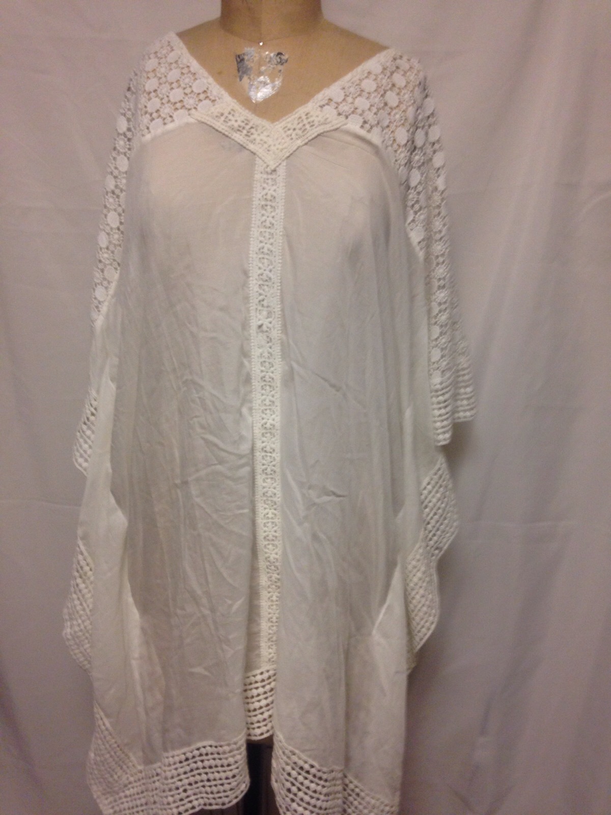 Ella Moss Fez Tunic Cover Up M Cream EM30706 NWT | eBay