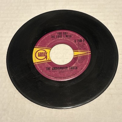 45 VINYL RECORD You got the Love I need The Undisputed Truth GORDY | eBay