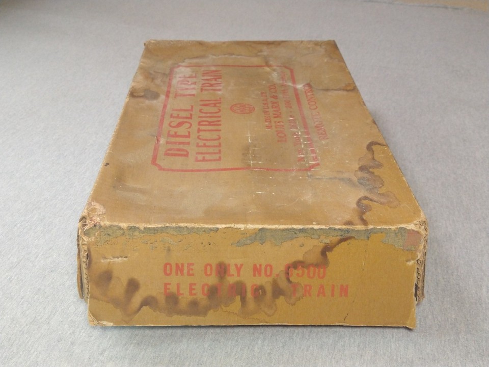 Marx O Diesel Type Electrical Train Set No. 9500 in Original Box ~ TS ...